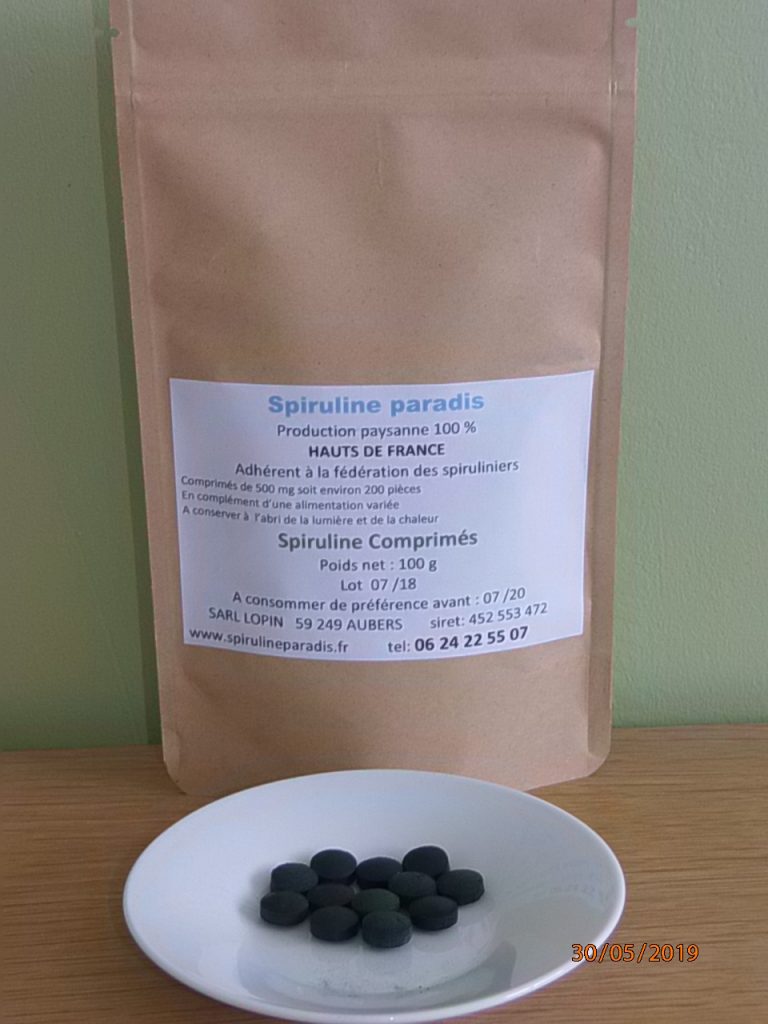 SPIRULINE COMPRIMÉ | Spiruline Paradis